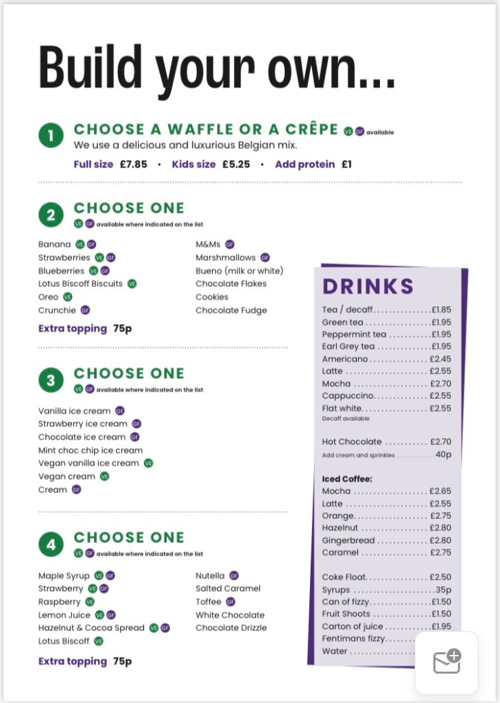 Menu – The Waffle Shack